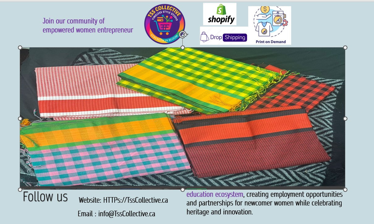 Gamcha Saree – Heritage Cotton Elegance – TSS Collective